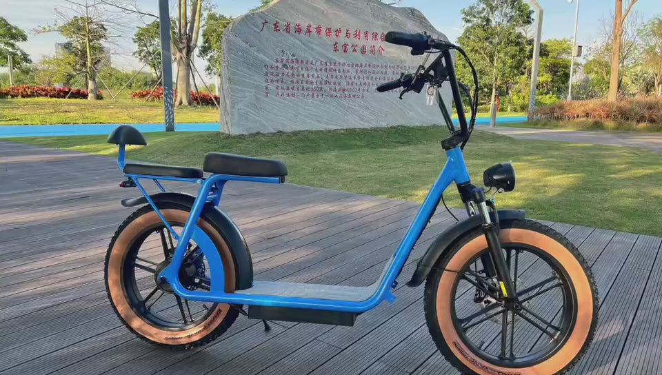 High-Power 20" Beachcomber Electric Scooter with Long Range and Samsun ...